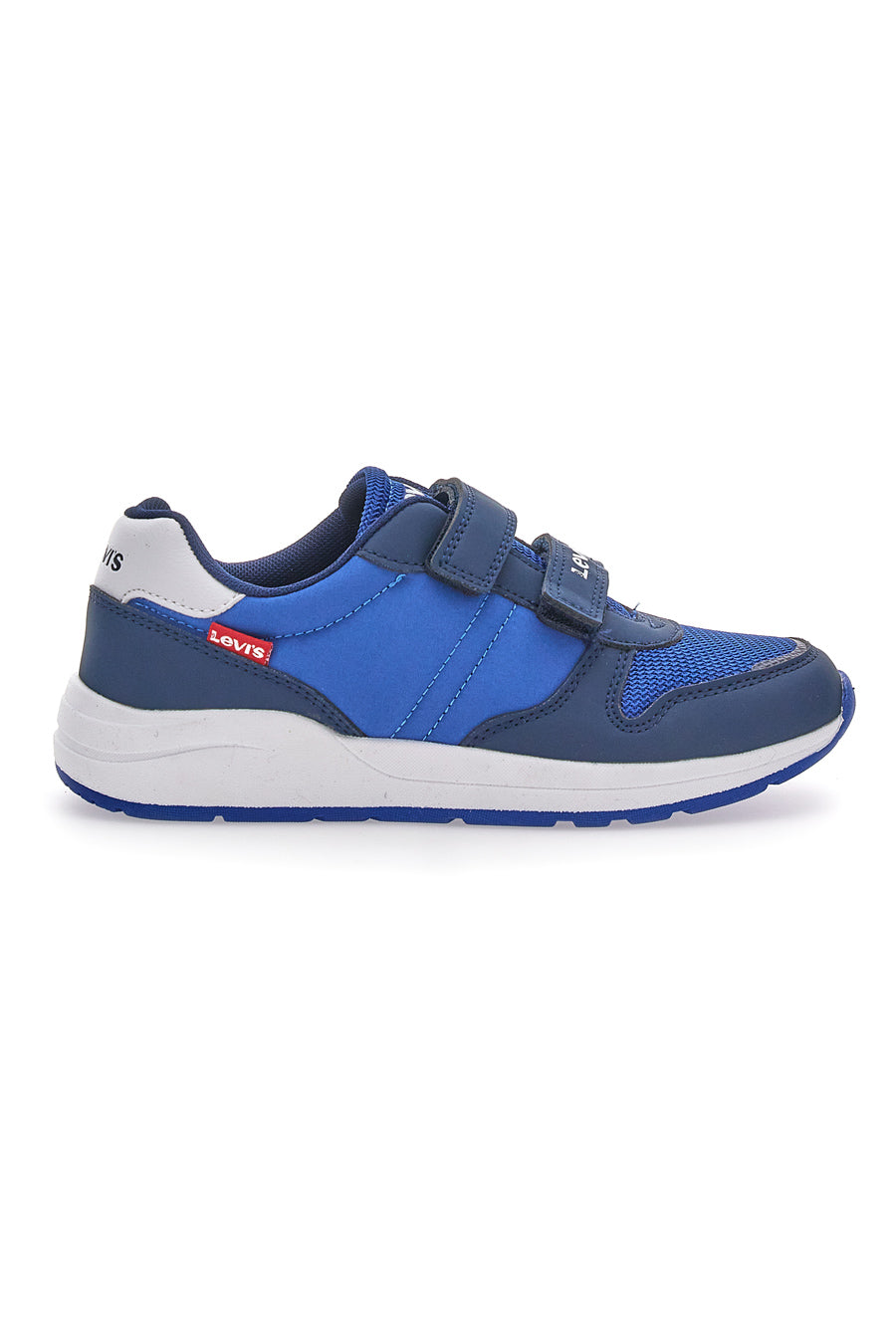 Sneakers con Doppio Strappo Blu Levi's 003 da Bimbo | Pittarello
