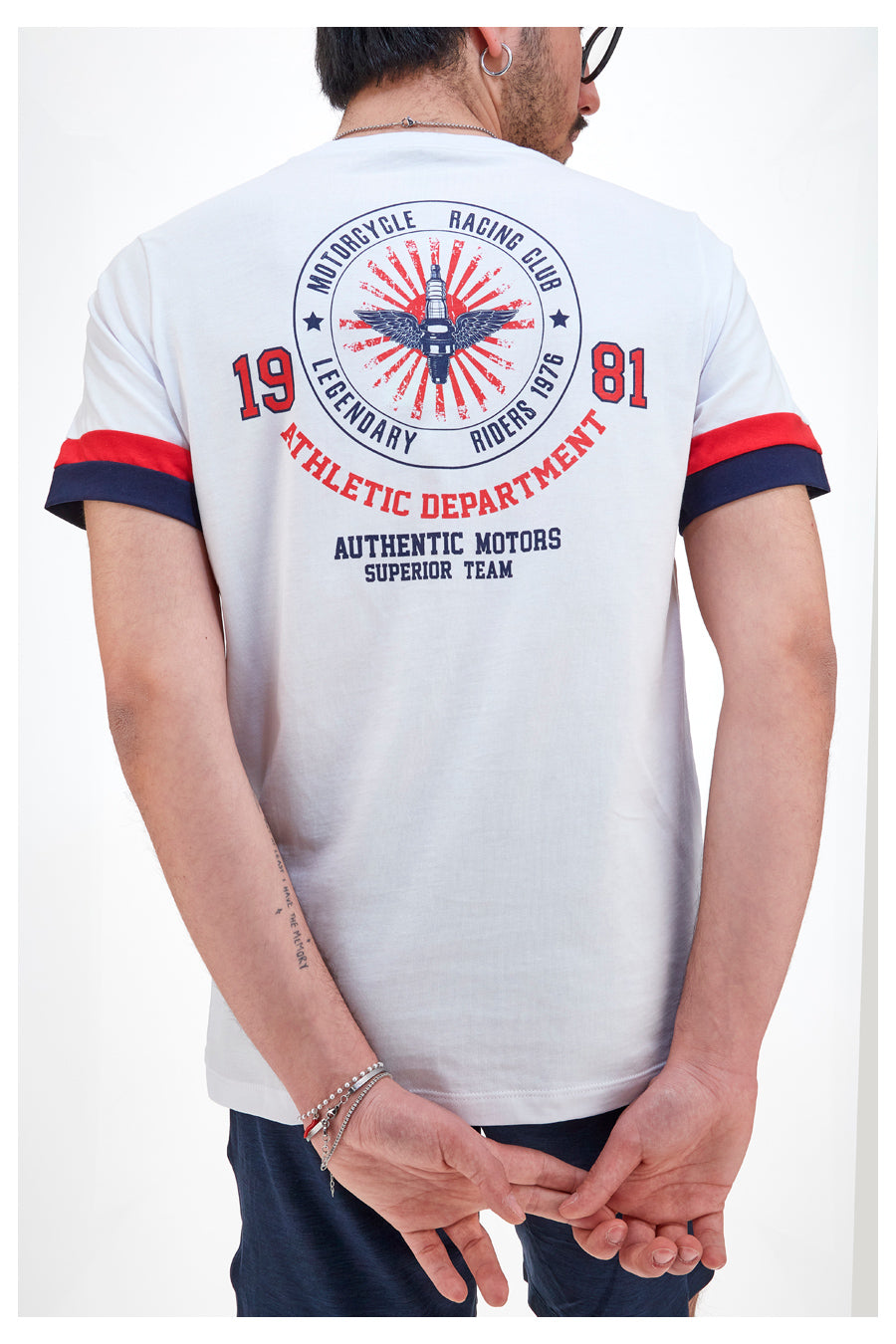 T-Shirt Max Dillan Man097 Bianca da Uomo | Pittarello