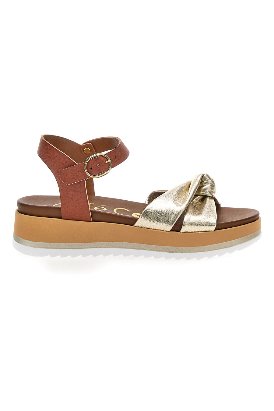 Sandali Platform Platino Cafè Cost 15414 da Donna | Pittarello