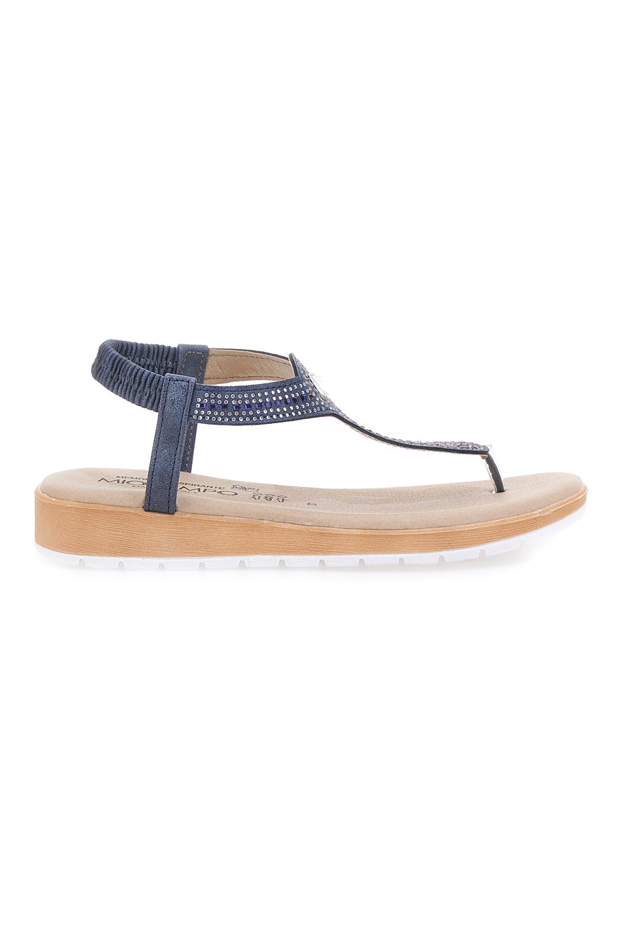 Sandali infradito blu con strass MIO TEMPO LR253421 da Donna | Pittarello
