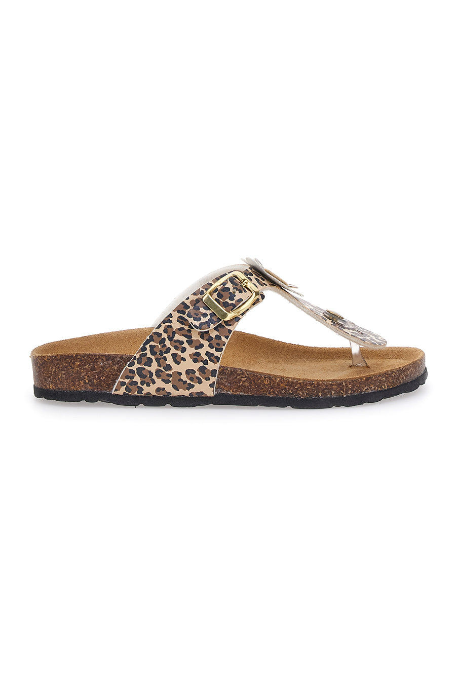 Ciabatte Infradito Animalier Con Plantare In Vera Pelle Pitt Kids 45261 ...